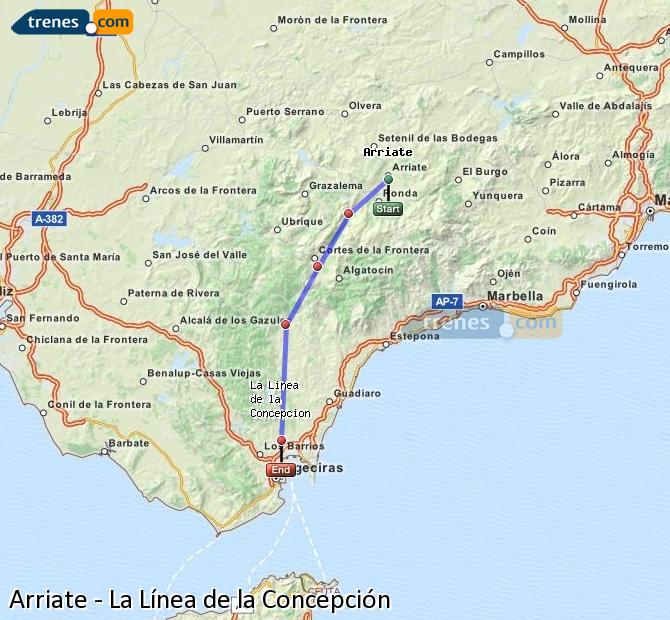 Cheap Arriate to La Línea de la Concepción trains, tickets from 5,90 ...