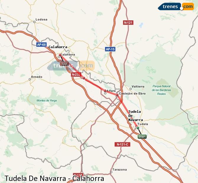 Cheap Tudela De Navarra to Calahorra trains, tickets from 2,50 ...
